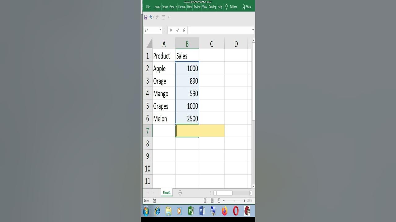 How To Find TOTAL SALES In Excel excel microsoftexcel how-to-find-total-sales-in-excel-excel-microsoftexcel