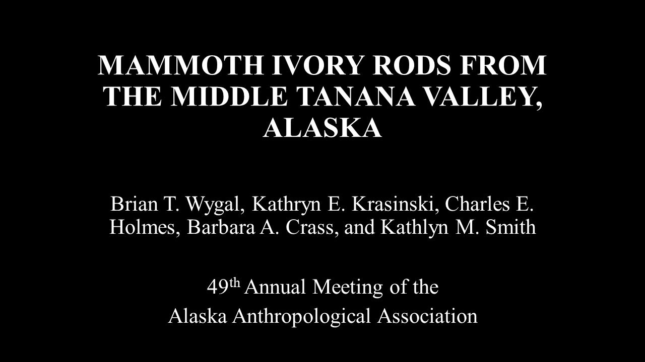 Mammoth Ivory Rods in the Tanana Valley, Alaska 2022 - YouTube