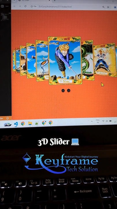 Design 3D Responsive Slider | HTML CSS & JavaScript - YouTube