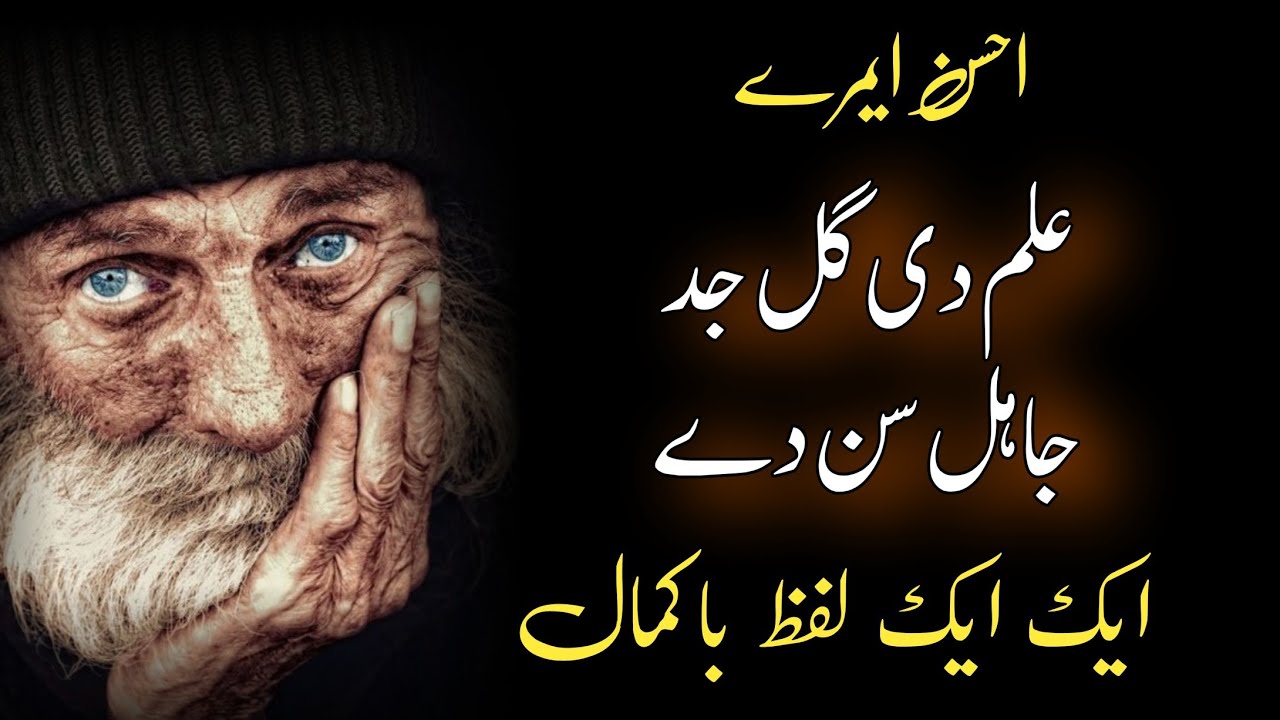 Ilm Di Gal Jad Jahil Sundy Punjabi Kalam Ahsan Emre Lahori | Jahil ...