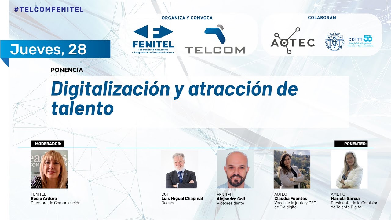 TELCOM 2024: «Digitalización y atracción de talento» - YouTube