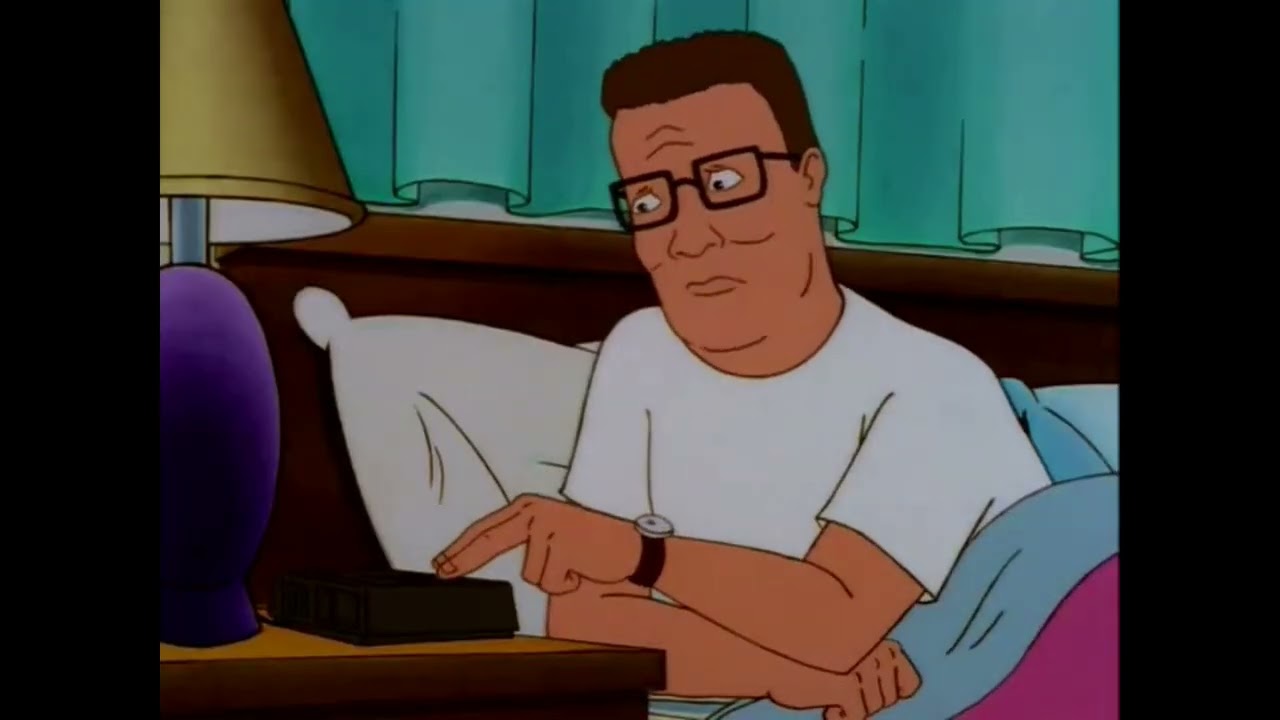 King of the Hill - Hank Tries To Set His Alarm Clock - YouTube