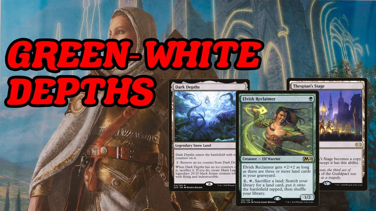 GREEN-WHITE DEPTHS! Legacy Dark Depths Combo Knight of the Reliquary ...