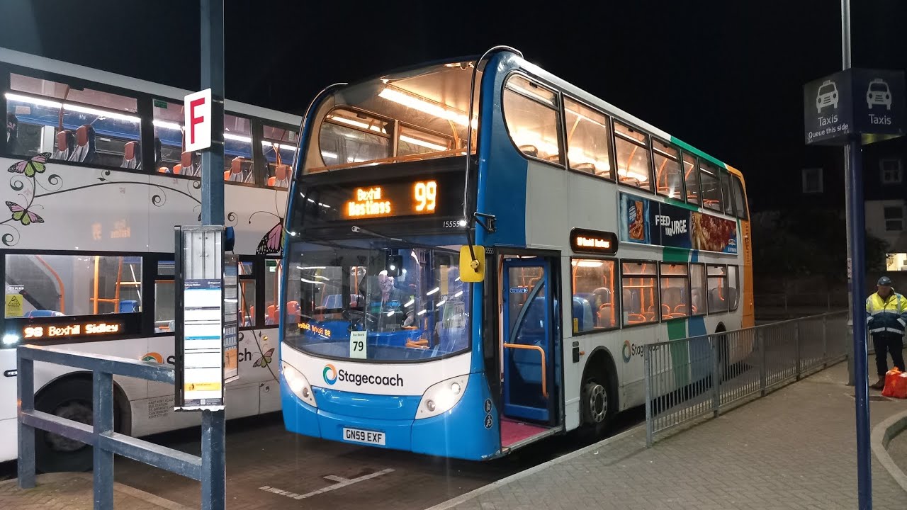 Onboard Stagecoach Bus 15555 (GN59 EXF) | Scania N230UD ADL Enviro400 ...