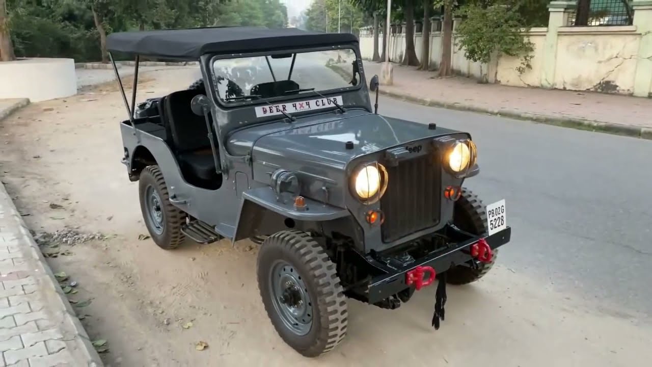 Mahindra Jeep CJ3B 4*4 | Original Jeep | SUPERSPORT 360 - YouTube