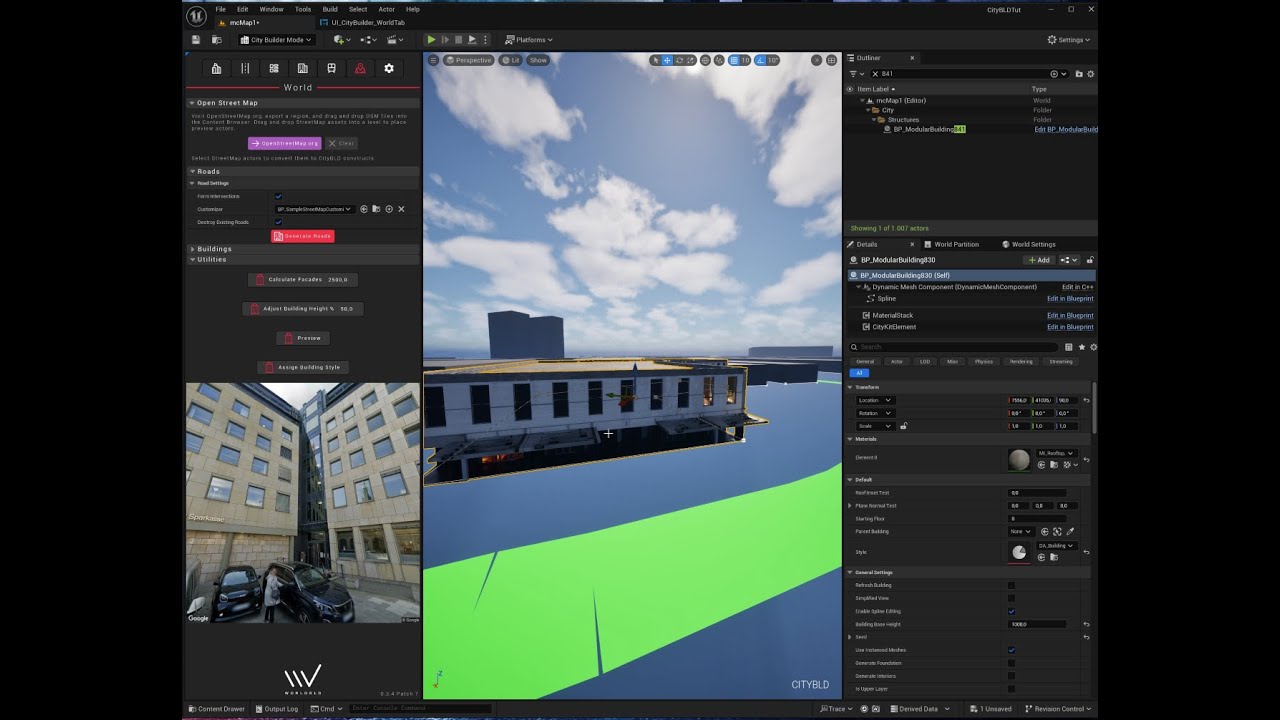 Unreal Engine 5.5 - How to add Assign Building Style (openai) for ...