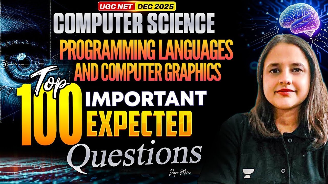 UGC NET Computer Science 2025 | PROGRAMMING LANGUAGES AND COMPUTER ...