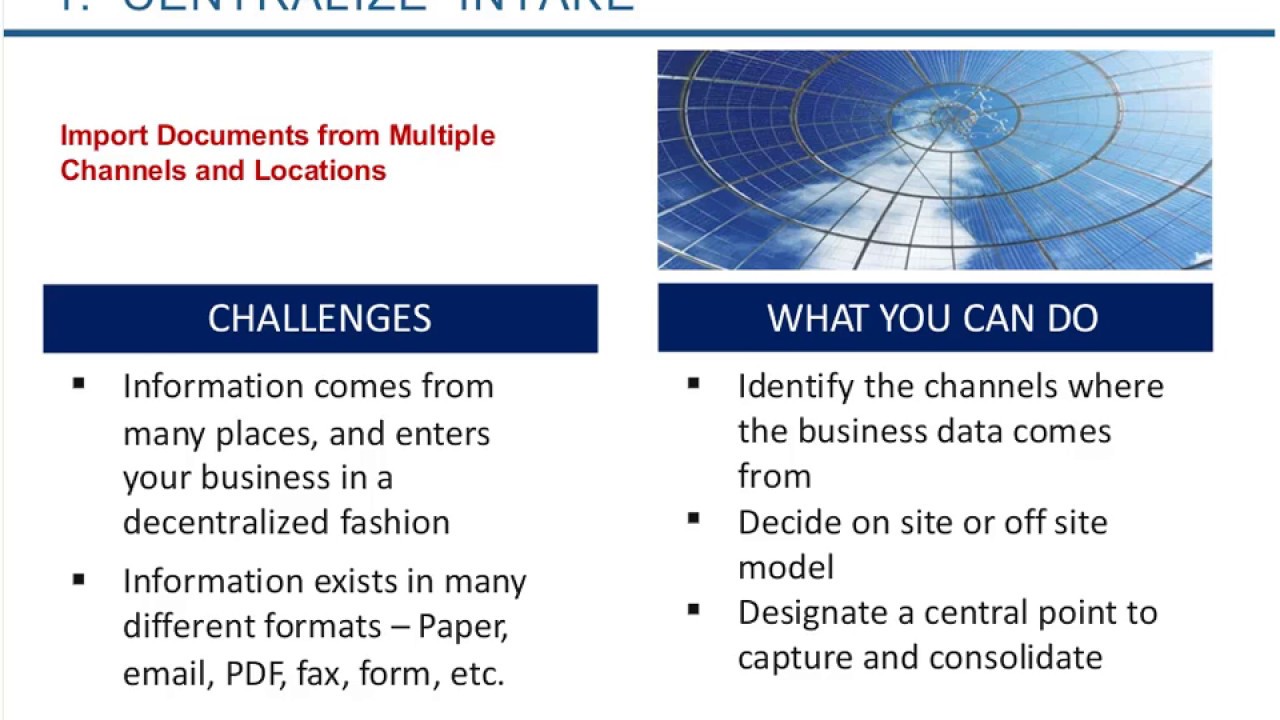 Reduce Paper Processing Costs With Intelligent Data Capture Webcast by ...