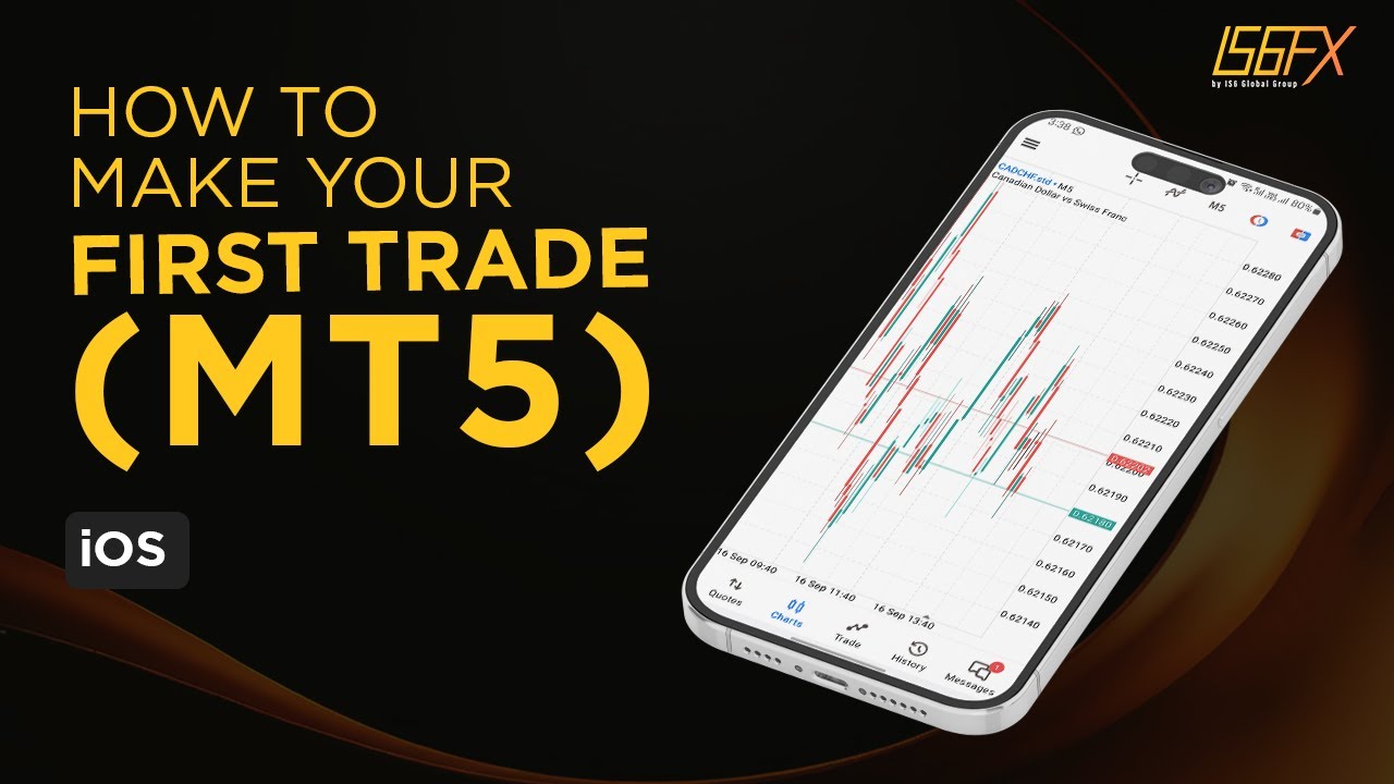 How to Make your first trade MT5 on iOS - YouTube