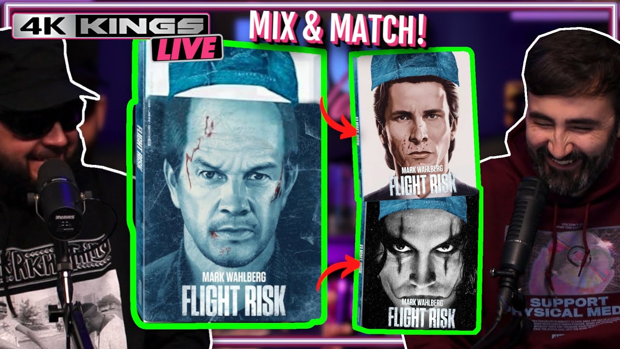 STEELBOOK ART OF THE YEAR: FLIGHT RISK 4K | Lionsgate hunting for their ...