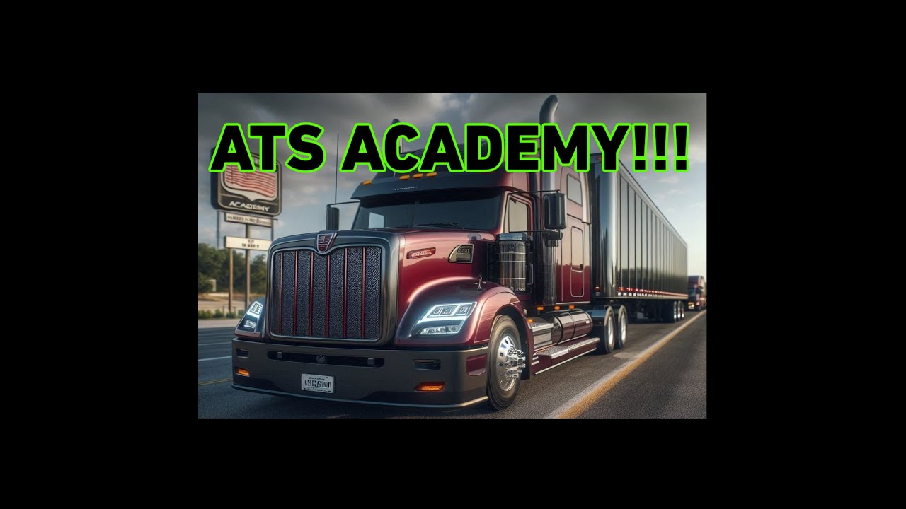 I went to Truck Driving School! ATS: Driving Academy - YouTube