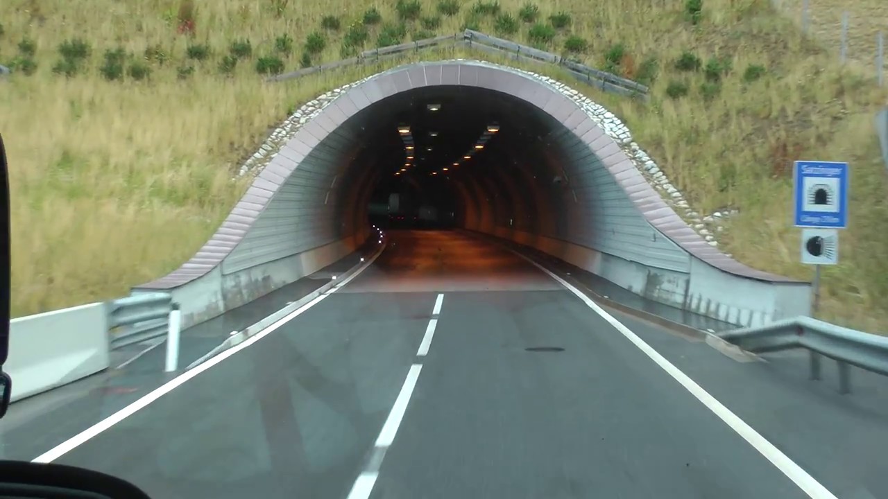 Austrian highway tunnels on the A7 Autobahn and S10 Expressway in ...