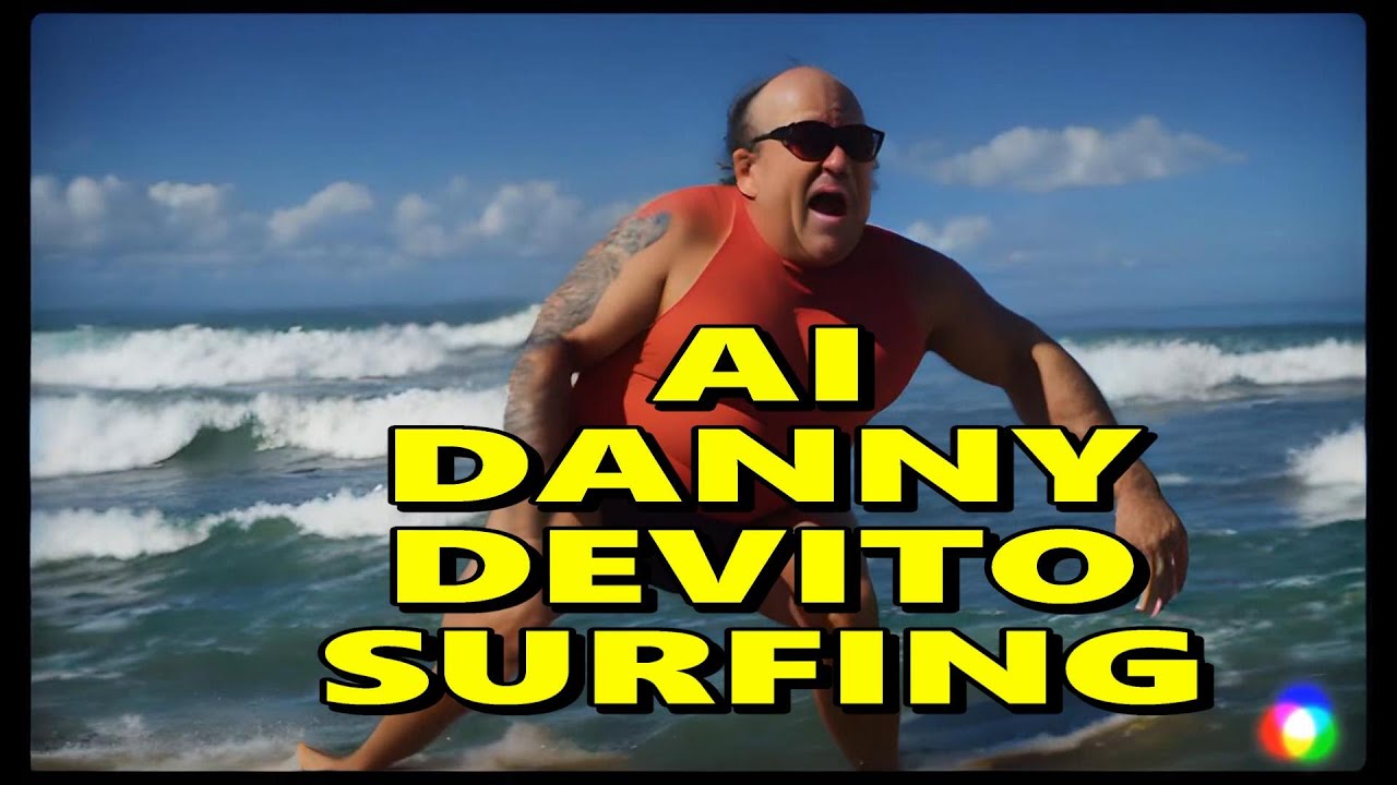 AI Danny DeVito Surfing, an AI video - YouTube