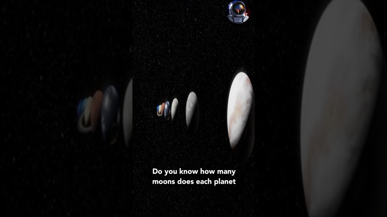 How Many Moons Does Each Planet Have? #Shorts - YouTube