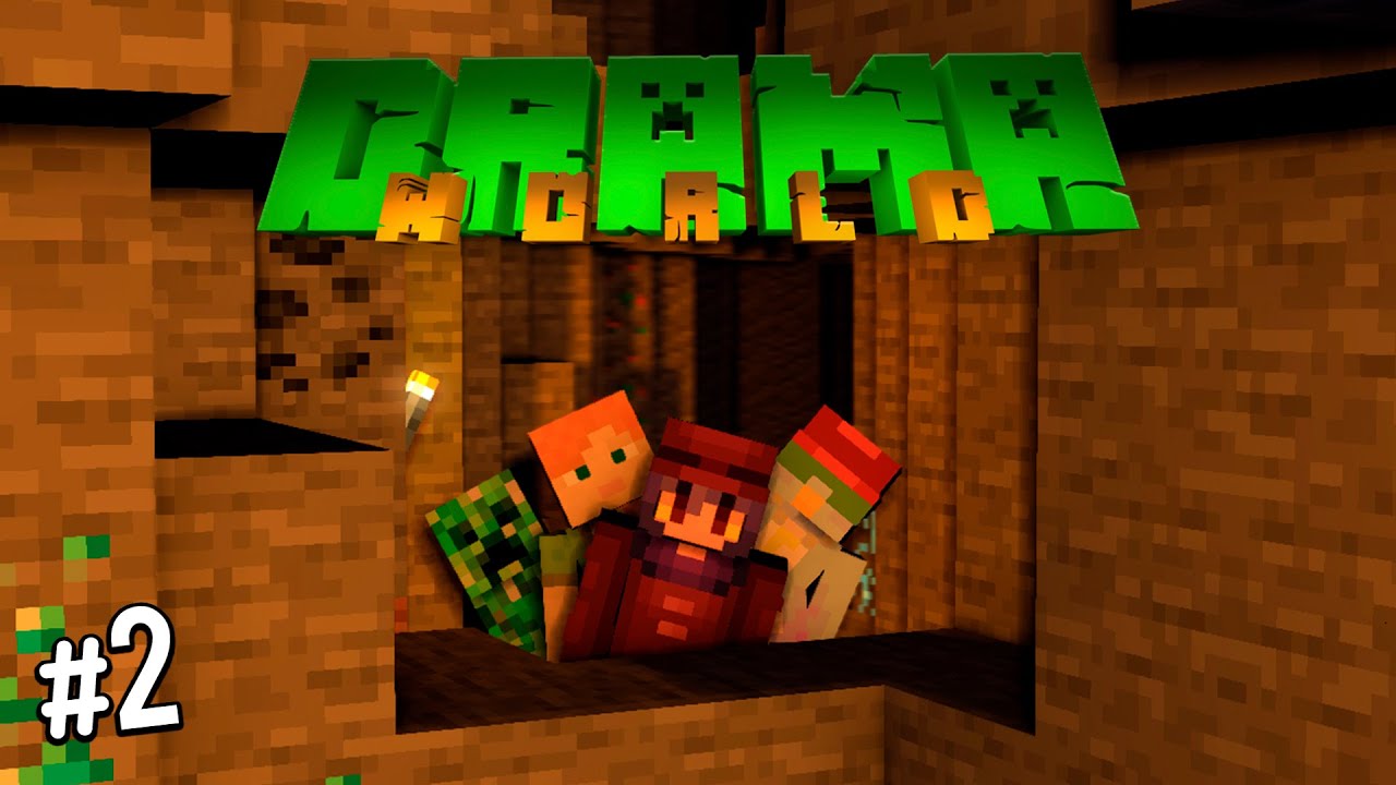 Fui a minar en Minecraft DRAMA WORLD y pasaron cosas... | Drama world ...