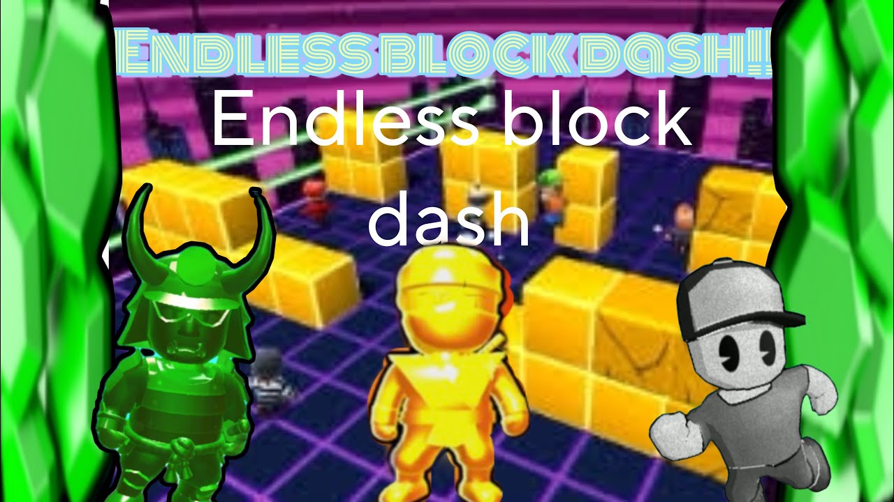 NEW ENDLESS block dash!! Stumble guys - YouTube