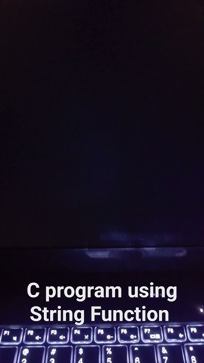 C program using String Function #coding #trend #ytshorts - YouTube