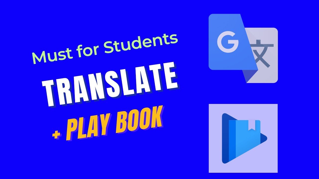 Google Play Book & Google translate - YouTube