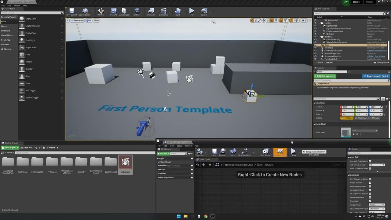 Triggering an animated sequence UE4 - YouTube
