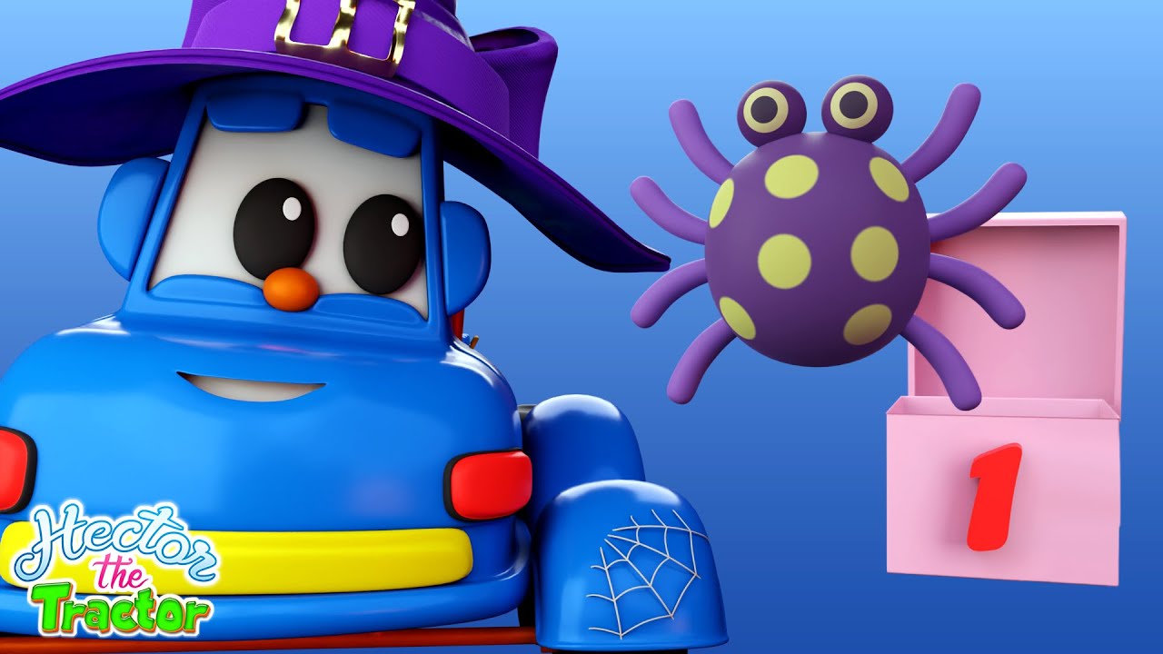 Learn Numbers with Hector the Tractor, Halloween Special Kids ...
