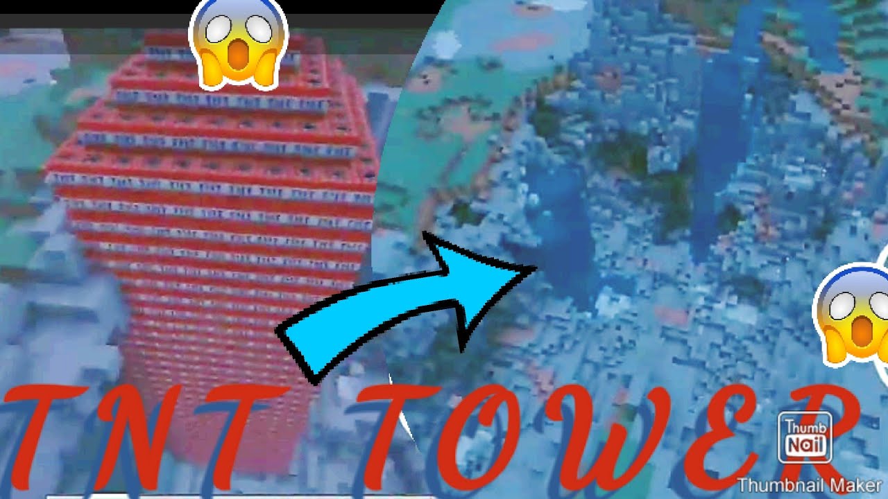 Minecraft TNT Tower #1| Minecraft | building TNT Tower - YouTube