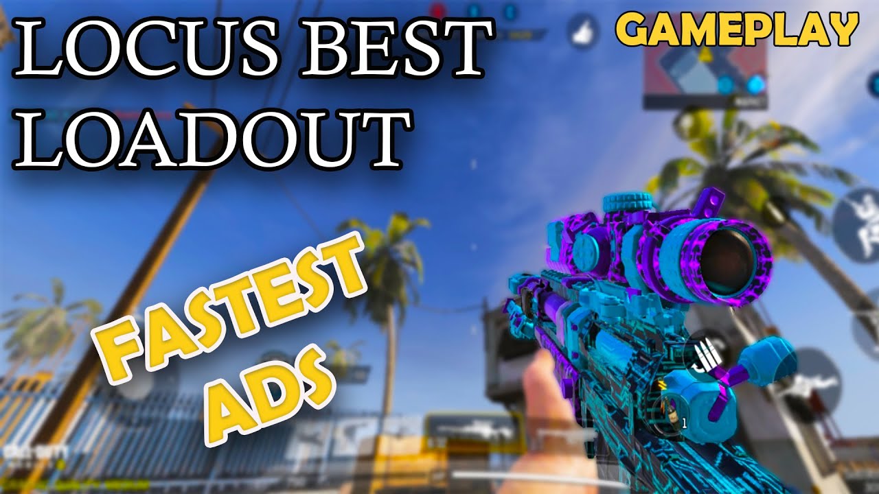 LOCUS BEST LOADOUT FOR FASTEST ADS LATEST 2021 || COD MOBILE GAMEPLAY ...