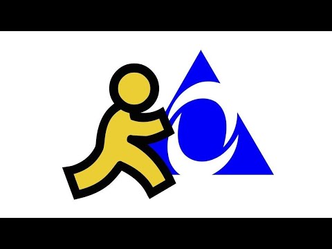 AOL Yellow Man Running to connect in servers - YouTube