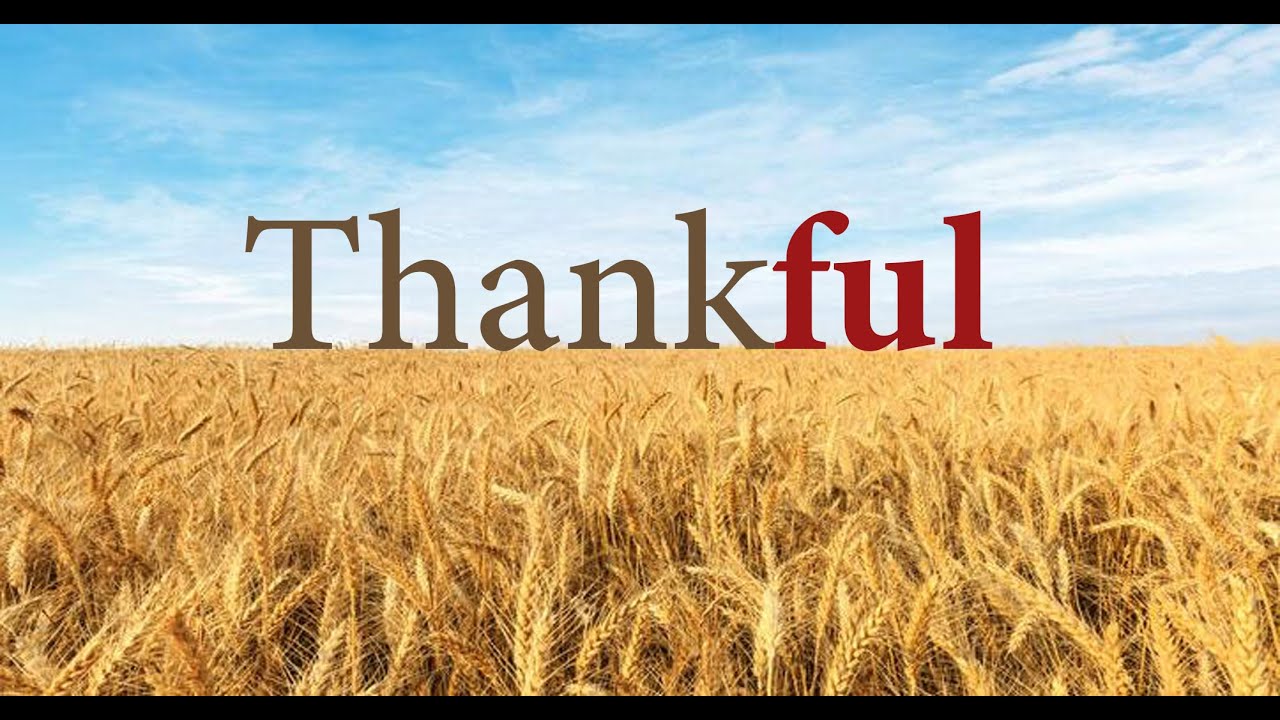 Thankful Because We Are Saved - YouTube