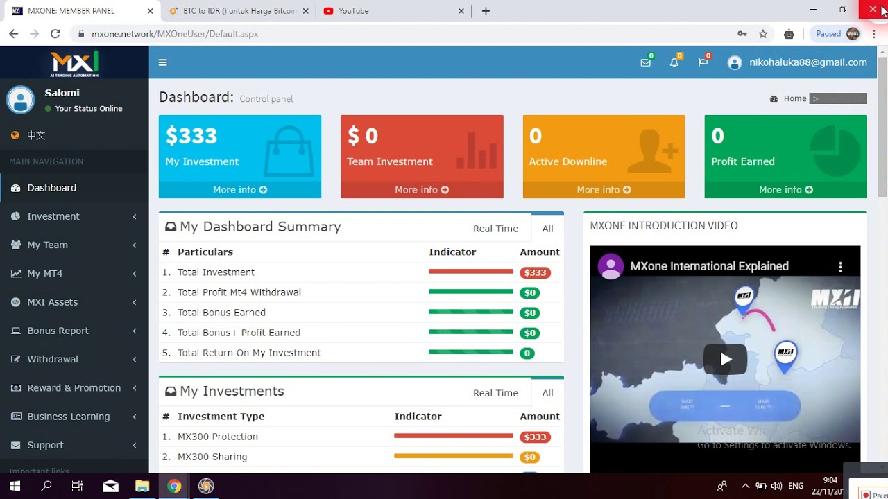 LOGIN EDIT PROFILE MXi - YouTube