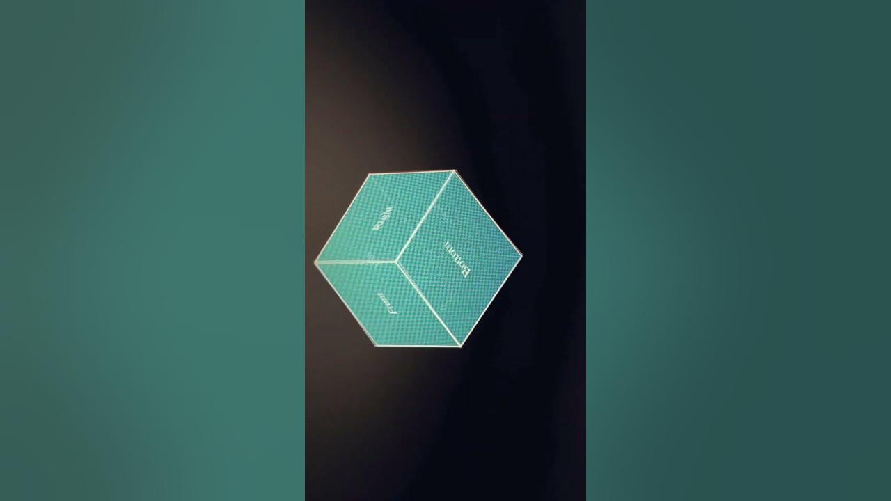 3d Rotating Cube Using Html Css And Javascript Viralshort Shorts