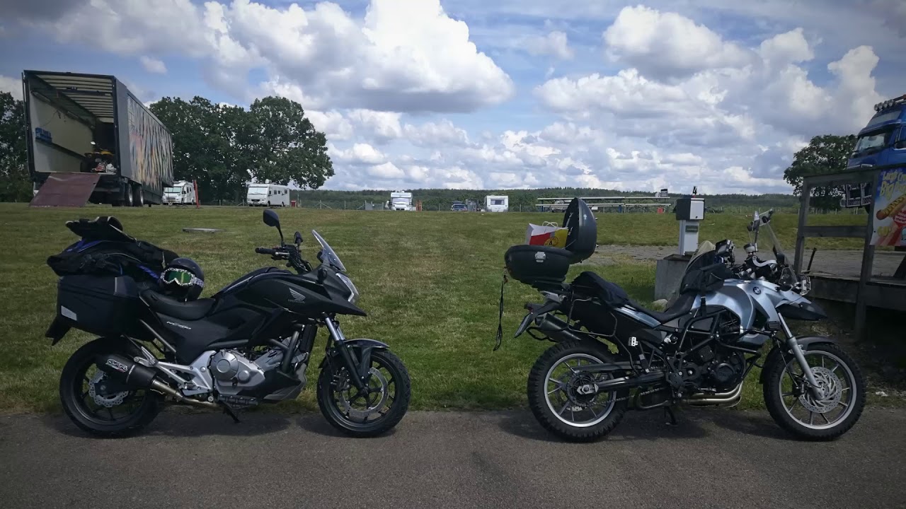 Old trucks on track knutstorp. - YouTube