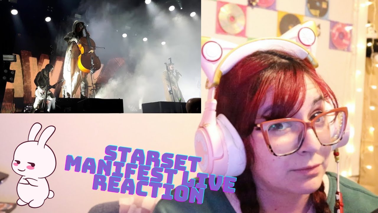 STARSET - MANIFEST (Live) REACTION [I see you cello girlie :D] - YouTube