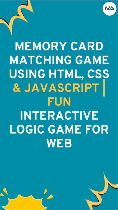🃏 Build a Fun Memory Card Game in 60 Seconds! ⏳ (HTML, CSS, JavaScript) #shorts - YouTube