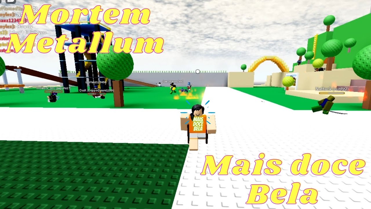 Roblox-Caçamos e jogamos Mortem Metallum.(Roblox-We hunted and played ...