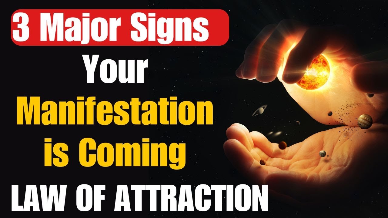 Three Major Signs that Your Manifestation Is Coming Faster Than You ...