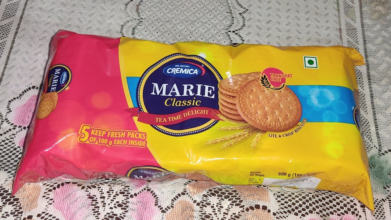 Cremica Marie Classic Biscuit | Best Biscuit for Morning Tea - YouTube