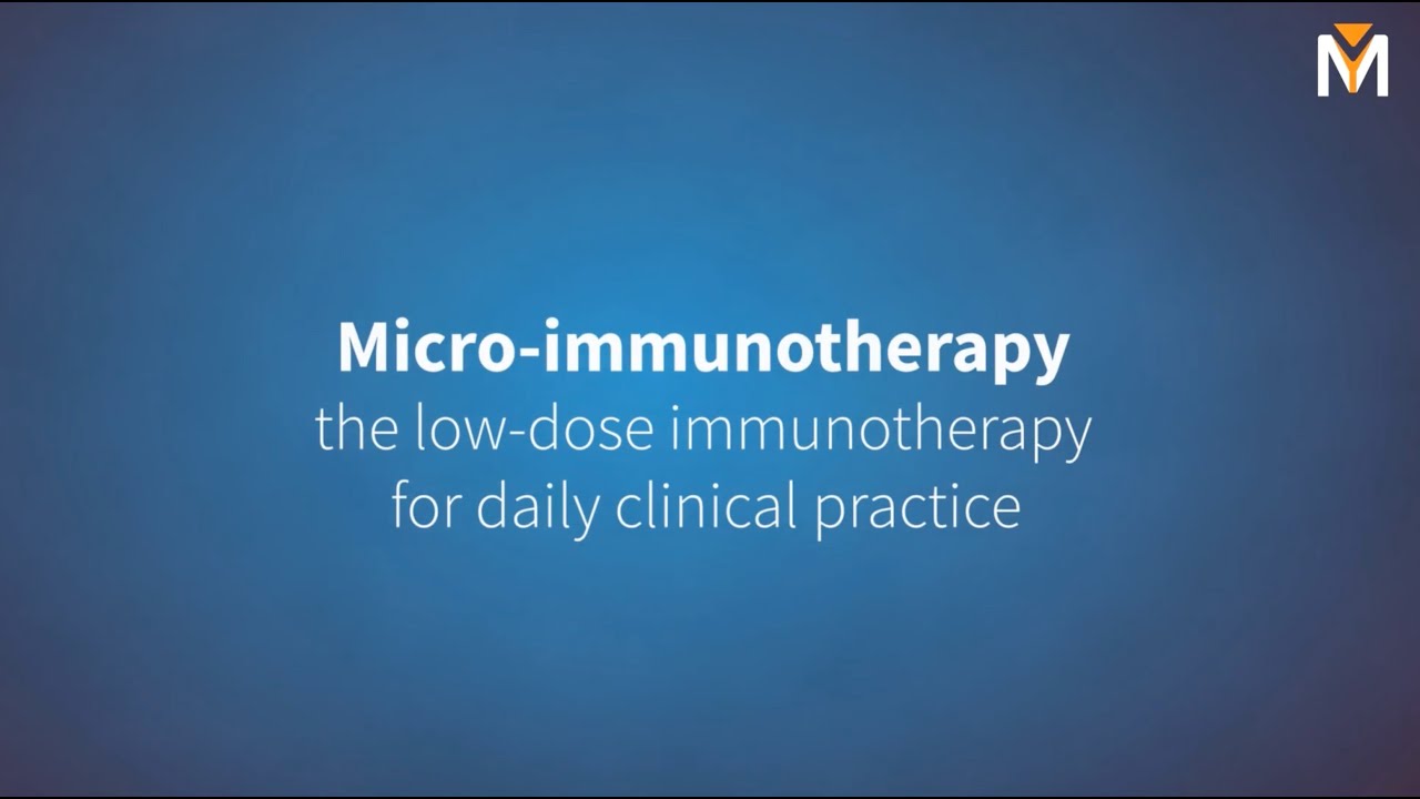 Micro-immunotherapy - The low-dose immunotherapy for daily clinical practice - YouTube