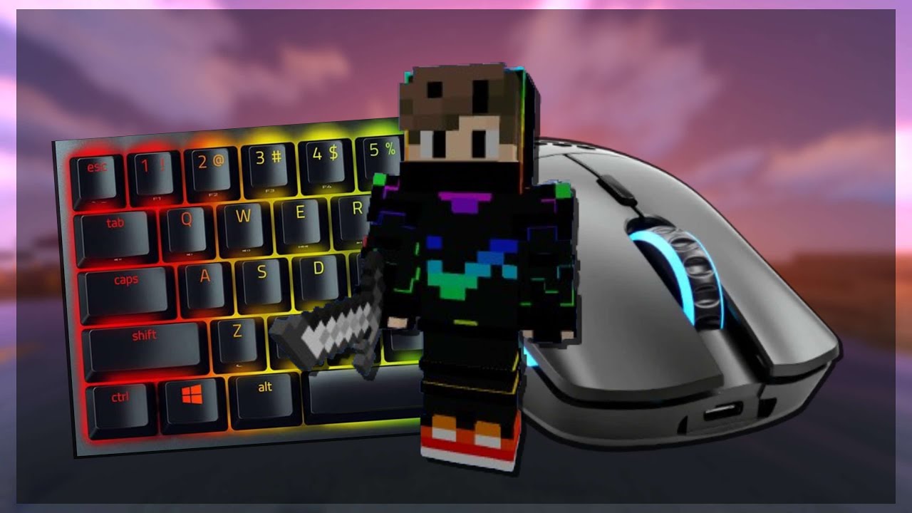 Keyboard And Mouse ASMR | Minecraft Bedwars - YouTube