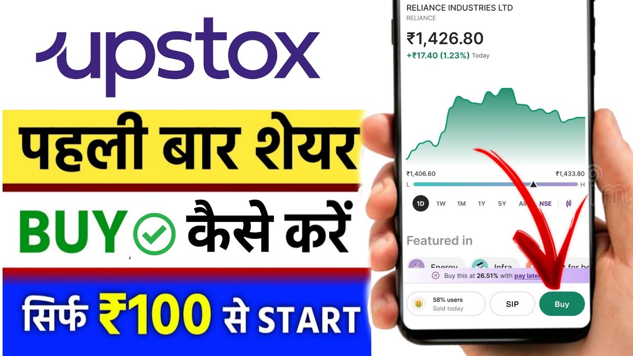 Upstox me share kaise kharide | How to buy upstox shares | upstox stock ...