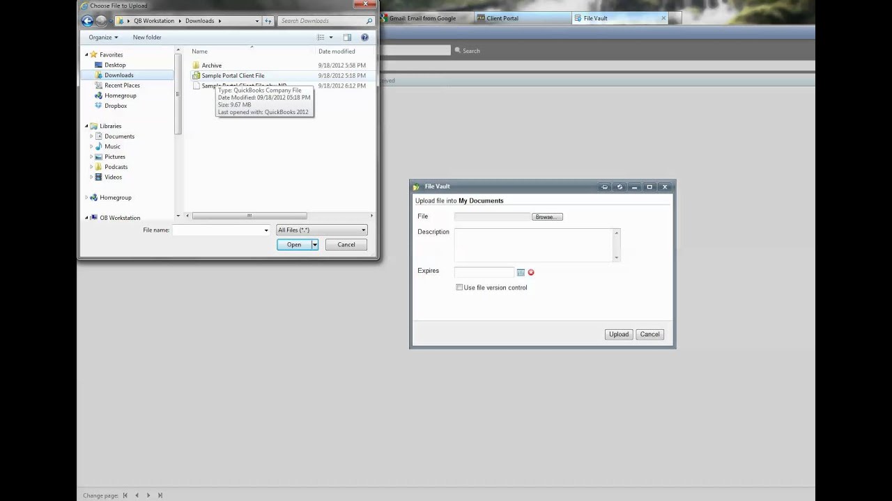 How To Upload Your QuickBooks File To Fast Easy Accounting - YouTube