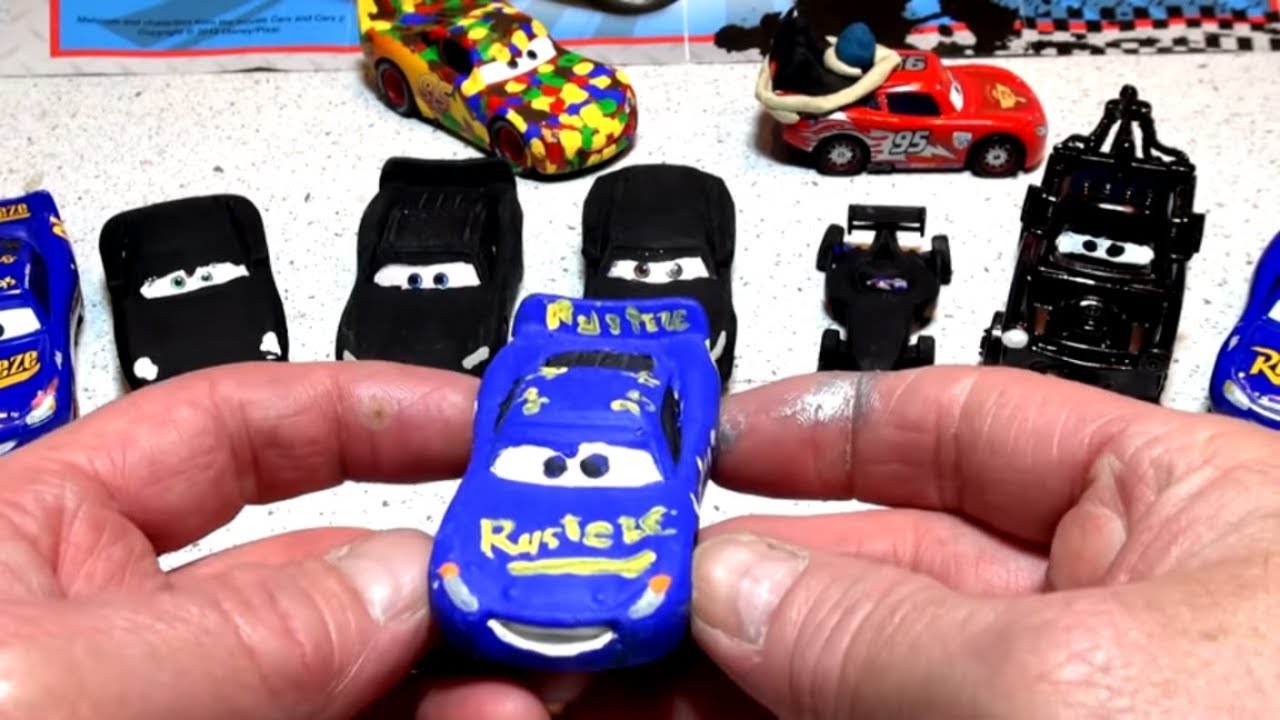 Pixar Cars Customs Lightning McQueen Back to the Future Car Custom ...