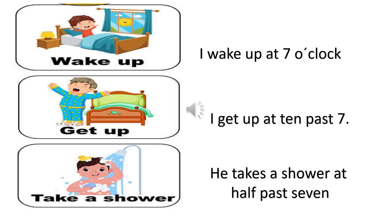 3ERO INGLES IVB TEMA 02 DAILY ROUTINES SIMPLE PRESENT - YouTube