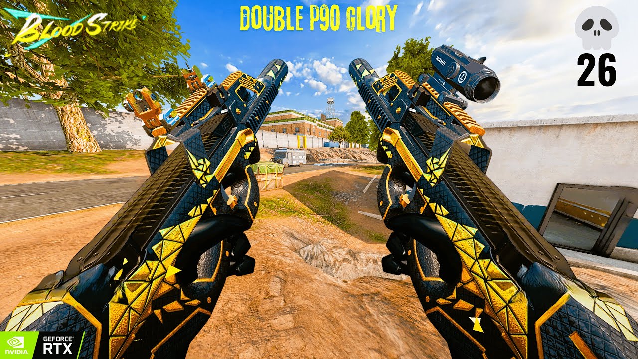 P90 Glory Is BACK⚡Double P90 + Loadout!! Insane Blood Strike Gameplay - YouTube
