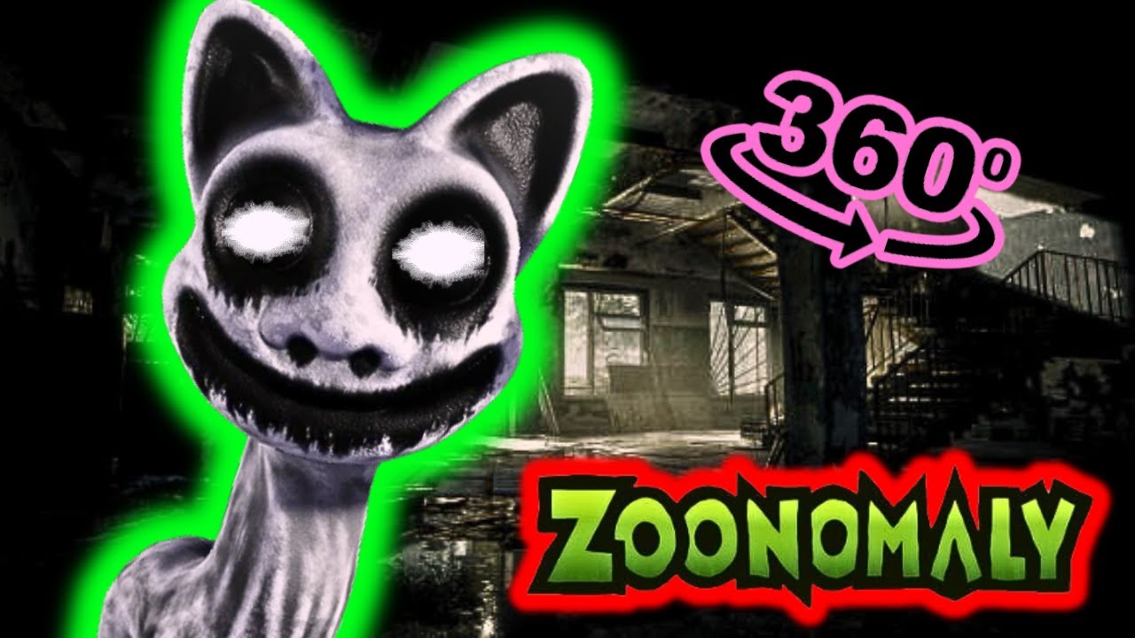 👺😰 360 VR Zoonomaly in ROOM. Boss slime cat, Monkey, Slime cat, Koala ...