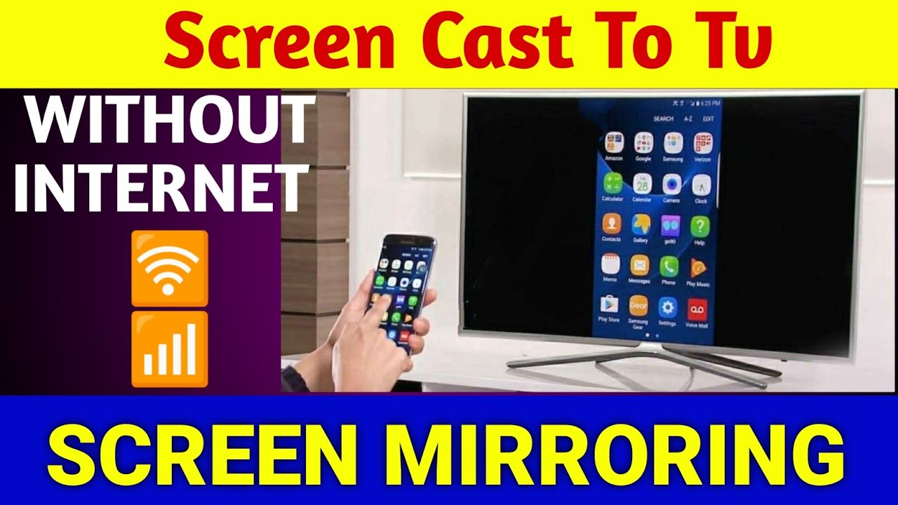 How to Connect Android Phone to Smart TV | Screen Mirroring | Wireless ...