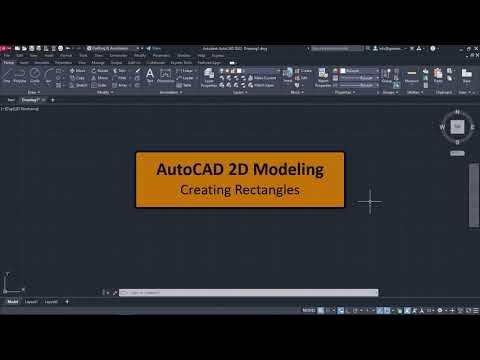 2-6 Creating Rectangles (AutoCAD 2022 Tutorials) - YouTube