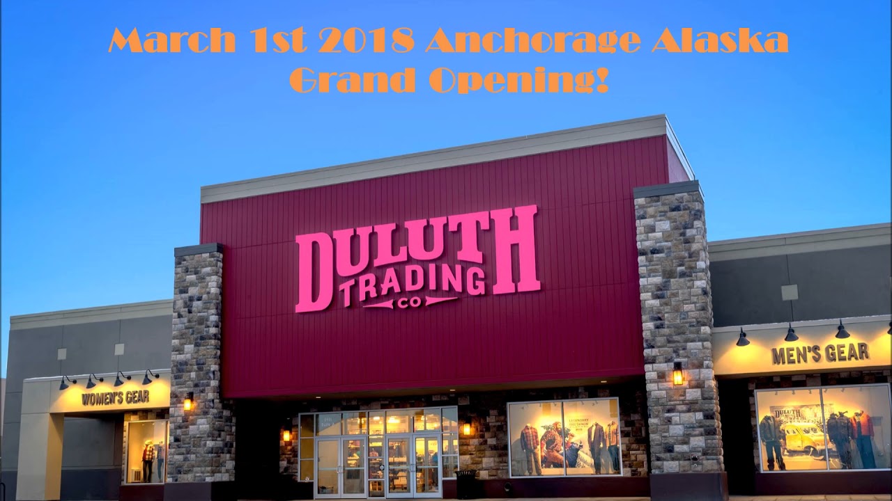 Anchorage Alaska Grand Opening - Duluth Trading Company - YouTube