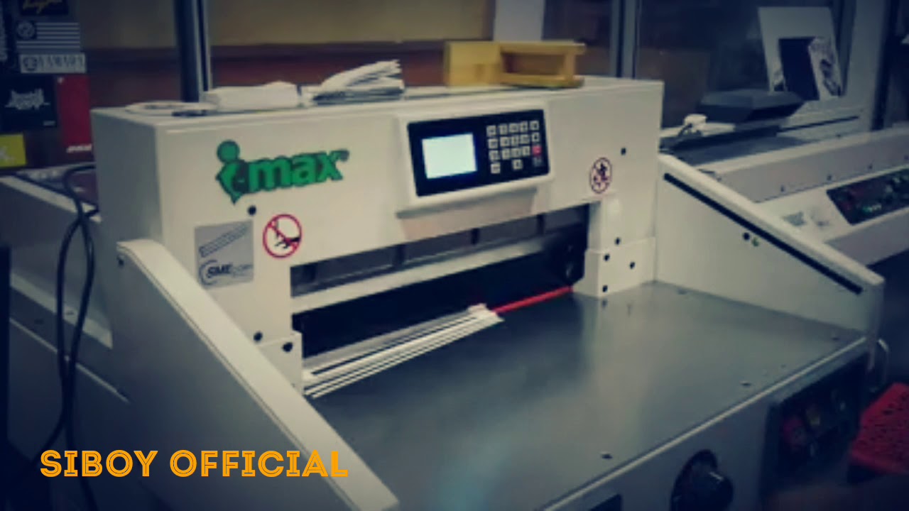 MESIN POTONG KERTAS DIGITAL A3+ BISNIS PERCETAKAN & FOTOCOPY - YouTube