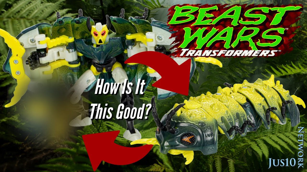 TRANSFORMERS Vintage Beast Wars Predacon Retrax Reissue Review - YouTube