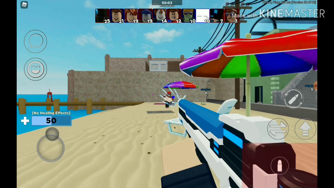 ma première vidéo roblox ! arsenal chui nul x) - YouTube